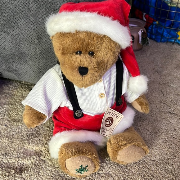 Boyds Bears | Accents | Ln Vintage Boyds Bear Jolly Ol St Nick Best ...